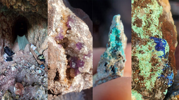 8 Day Mineral Collecting Trip Santa Teresa Mtns AZ, Hike to Mines ...